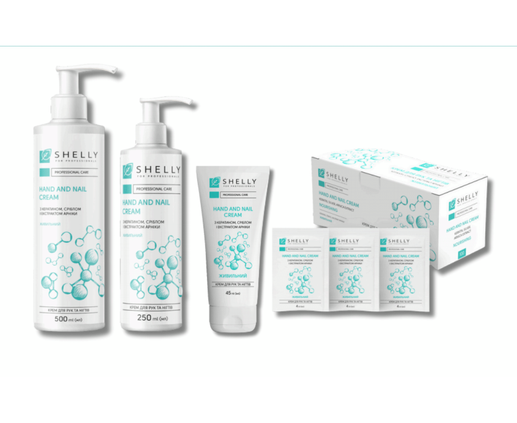 ᐉ SHELLY. Hand&Nails cream with keratin, silver and arnica extract, 45 ...